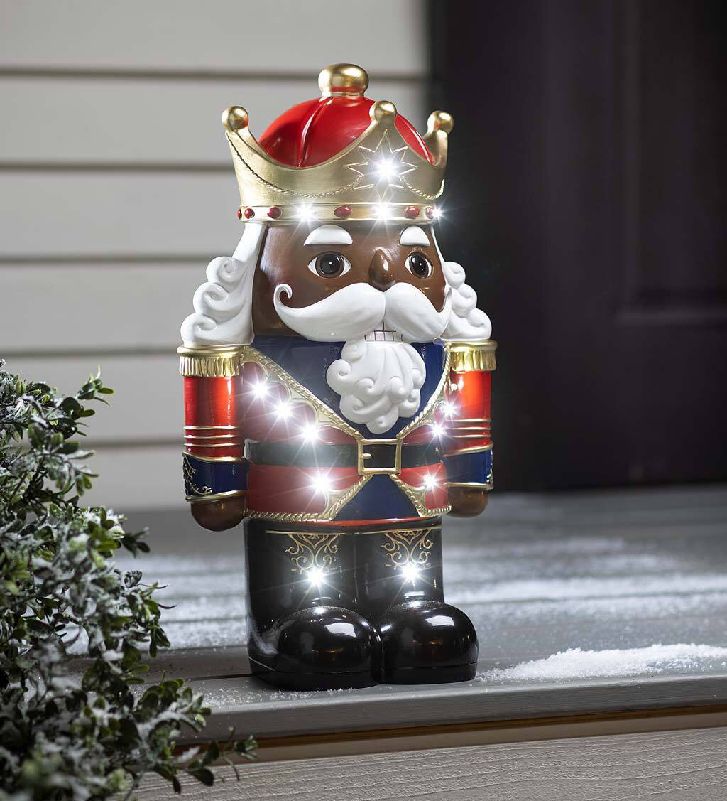 Plow & Hearth Nutcracker Shorty Lighted Figurine & Reviews | Wayfair