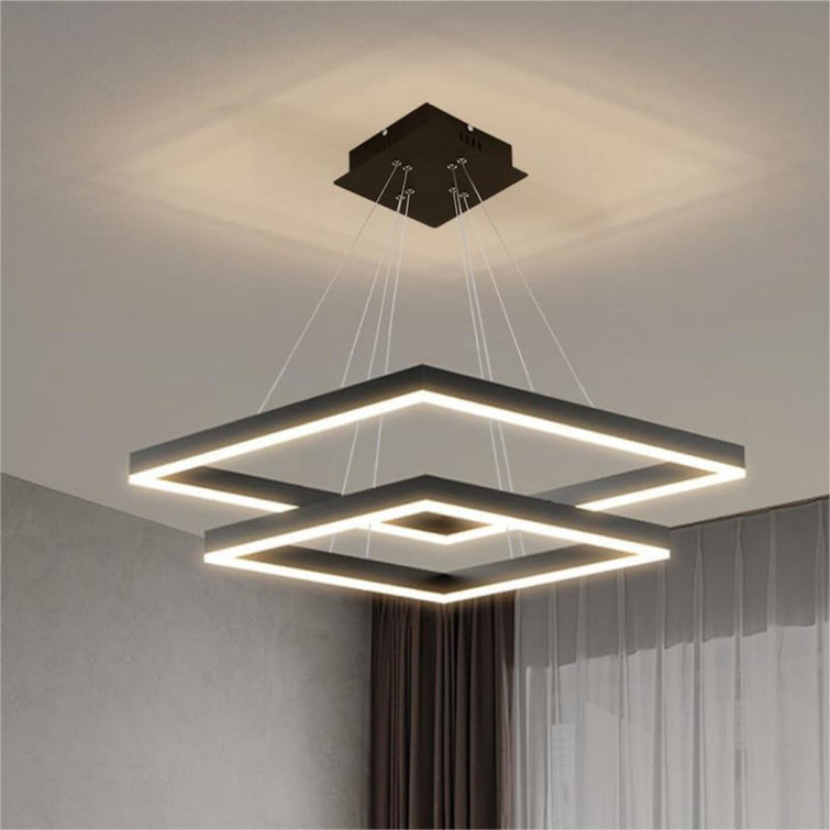 Wrought Studio Delsen 2 - Light Dimmable LED Kitchen Island Square ...