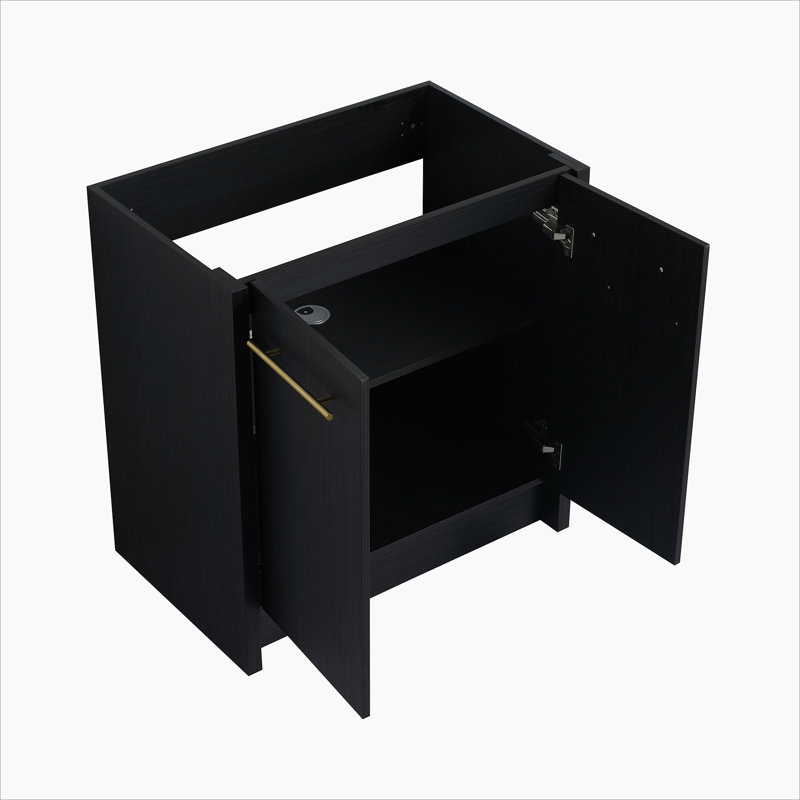 DSUNNER 30 Inch Freestanding Bathroom Vanity (Without Top Sink) | Wayfair