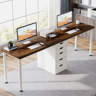 Latitude Run® 78.7 Inches Two Person Computer Desk With 5 Drawers ...