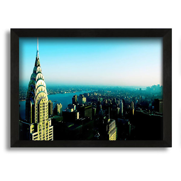 Brayden Studio NYC Empire State - Single Picture Frame Print on Canvas ...