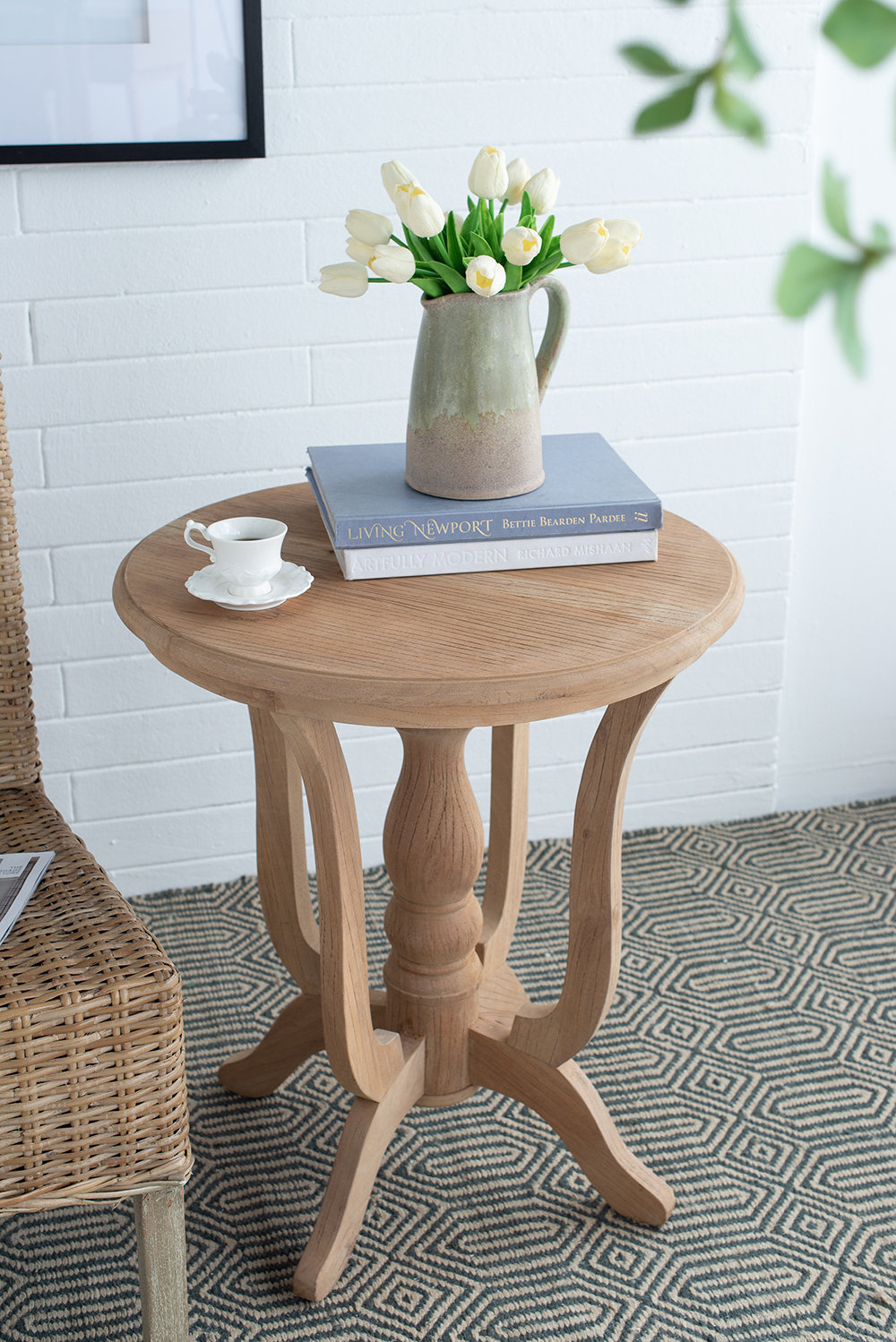 Laurel Foundry Modern Farmhouse Vancamp Solid Wood Top End Table ...