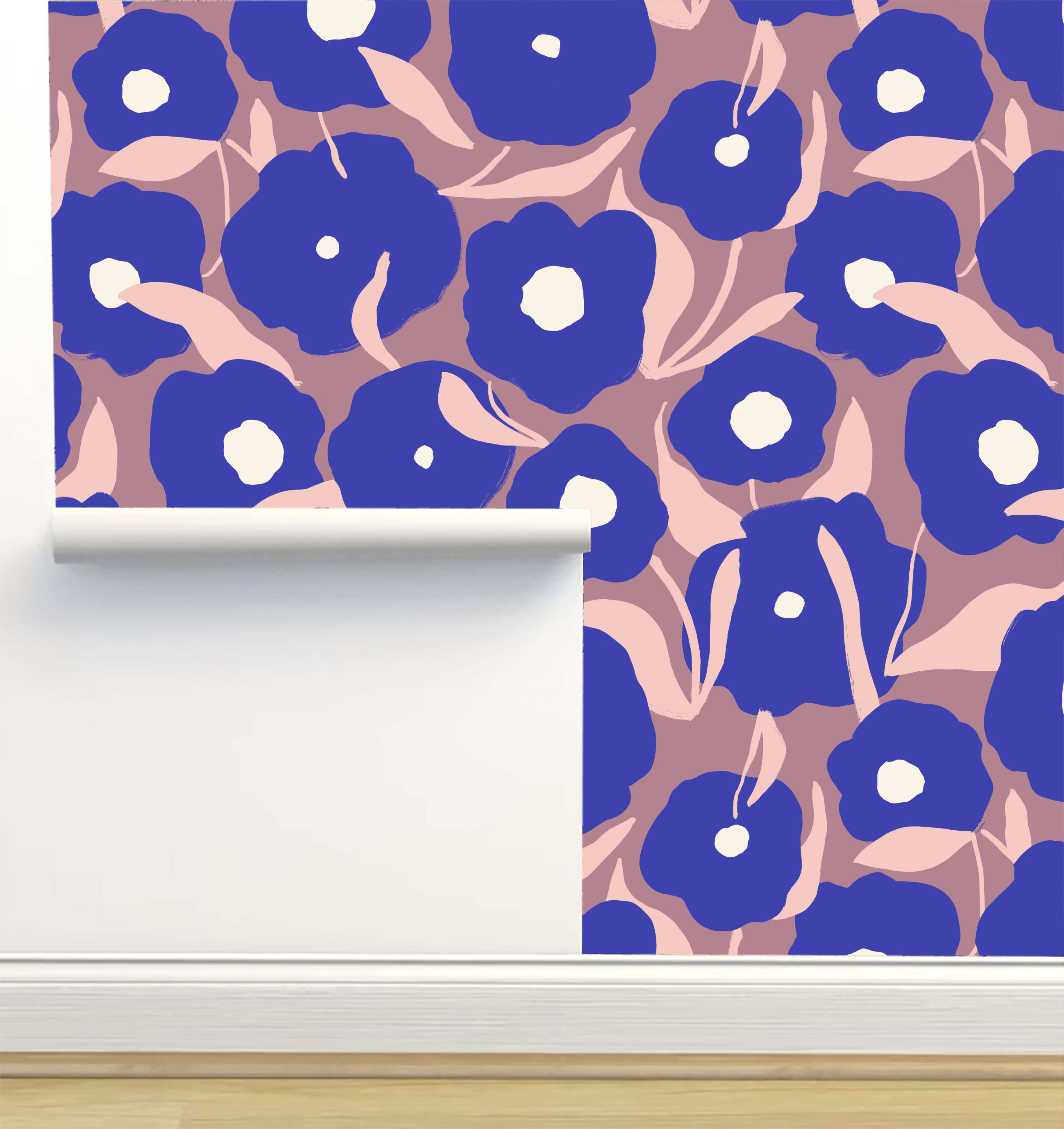 Limitless Walls Nenyasha Peel & Stick Floral Wallpaper - Wayfair Canada