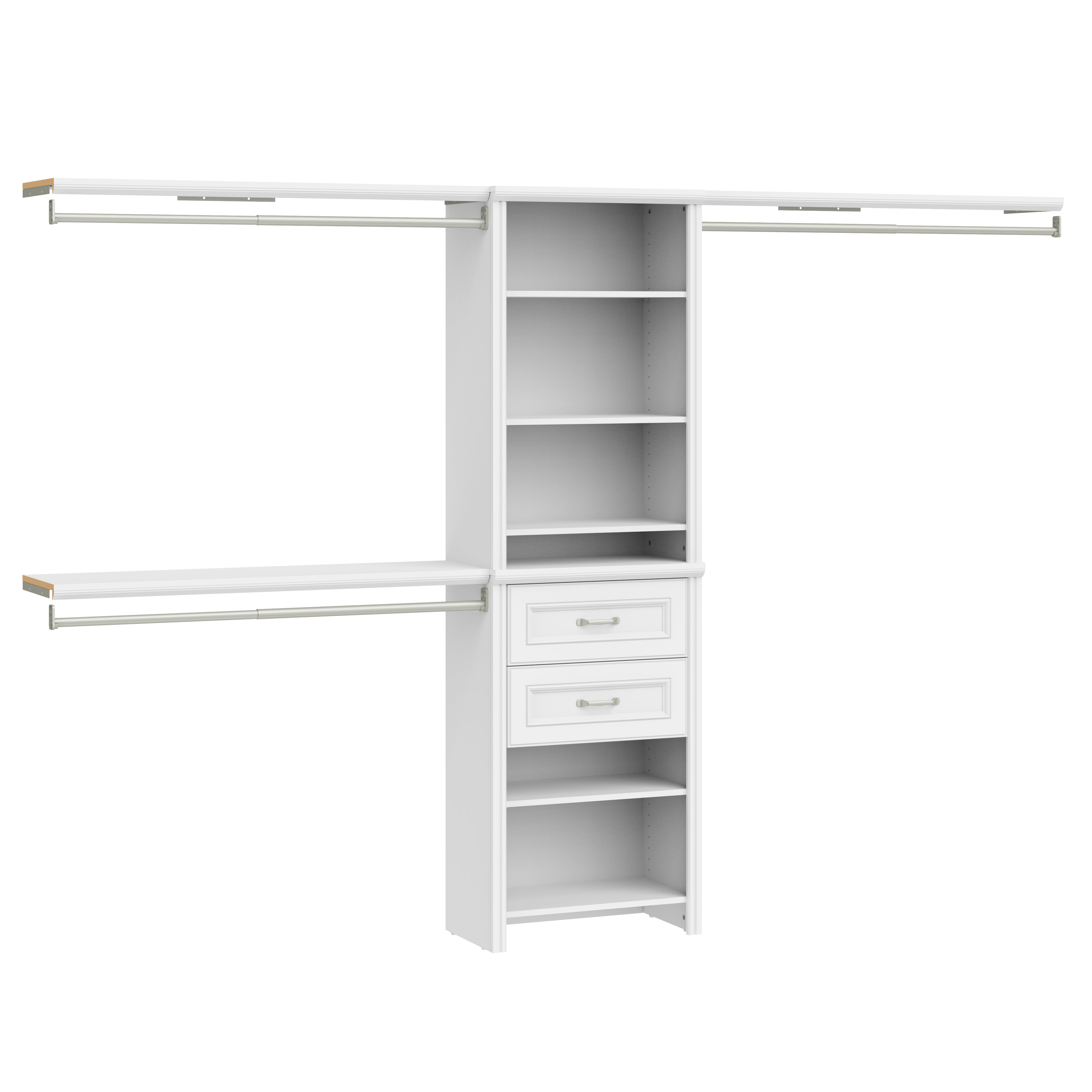 ClosetMaid Impressions Closet Tower With 2 Drawers And Top Shelves ...