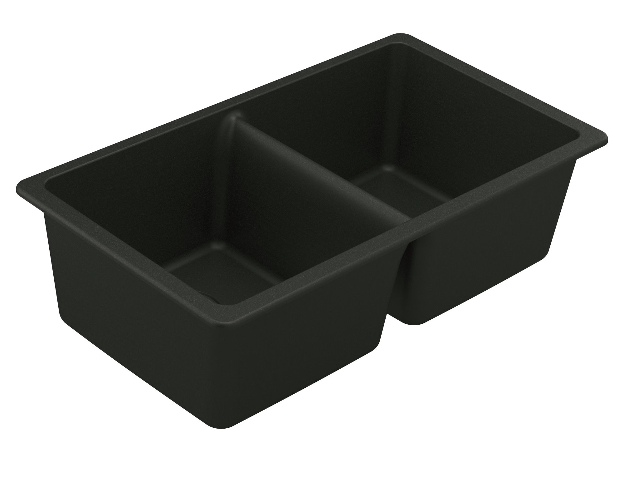 Moen Host 33-Inch Wide x 9.5-Inch Deep Undermount Granite Double Bowl ...