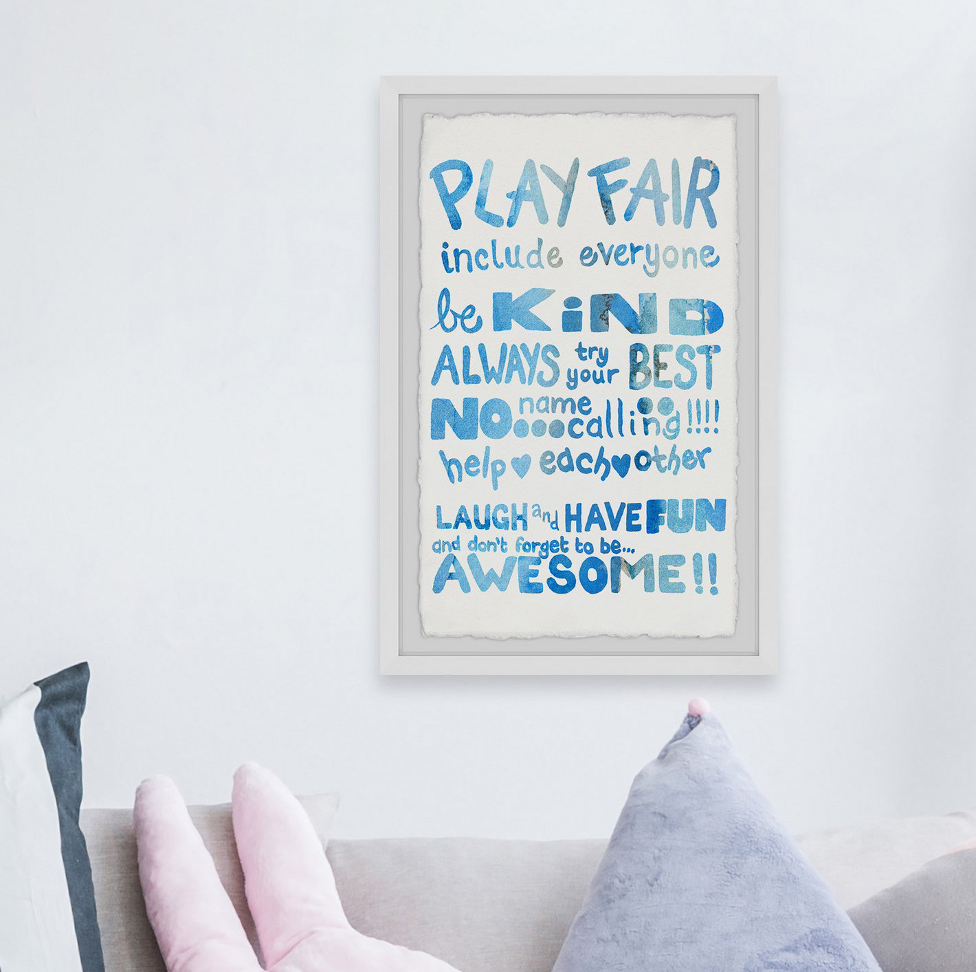 Isabelle & Max™ Ravinia 'Play Fair' Framed Print | Wayfair