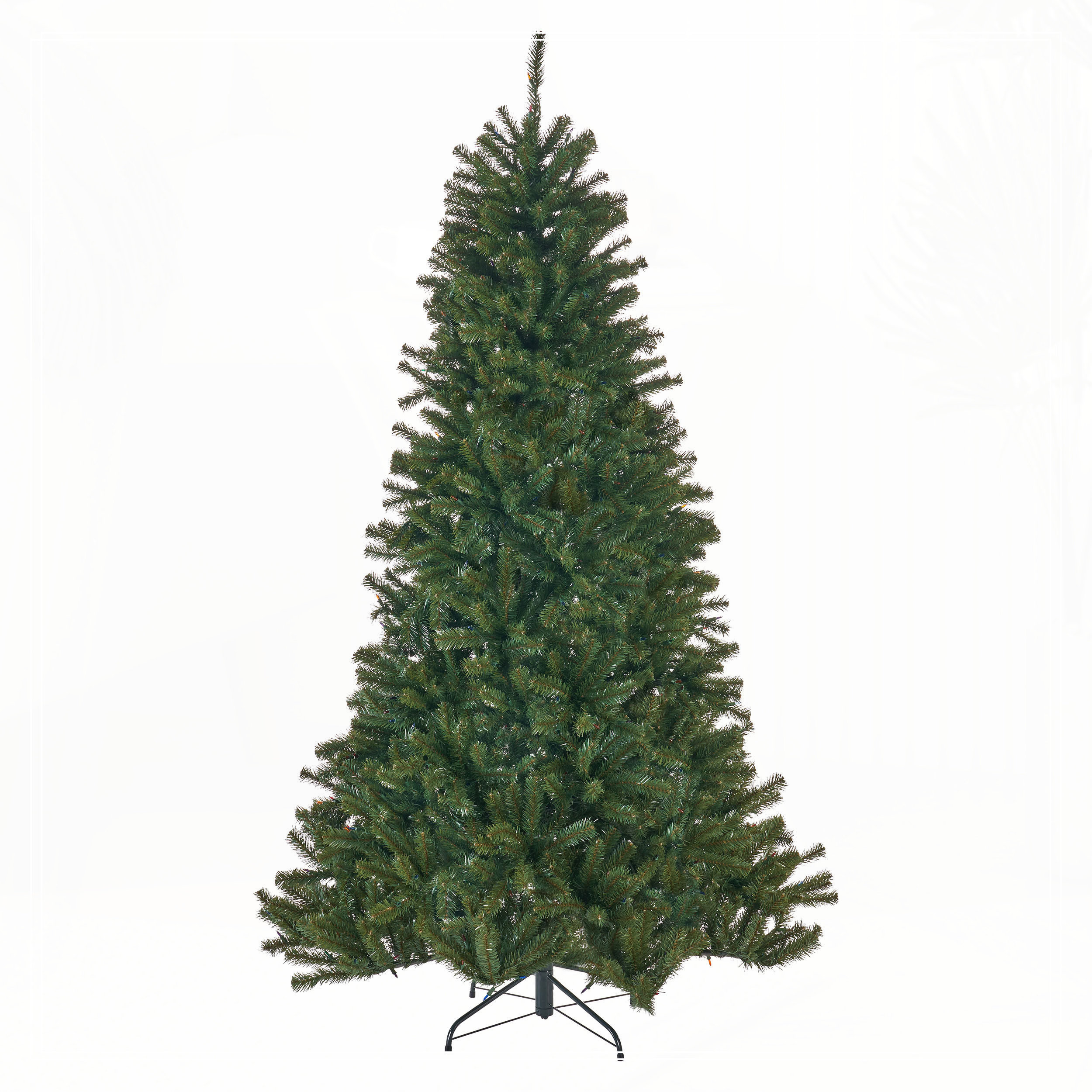 Alcott Hill® 7' Noble Hinged Tree with 500 MultiLights | Wayfair
