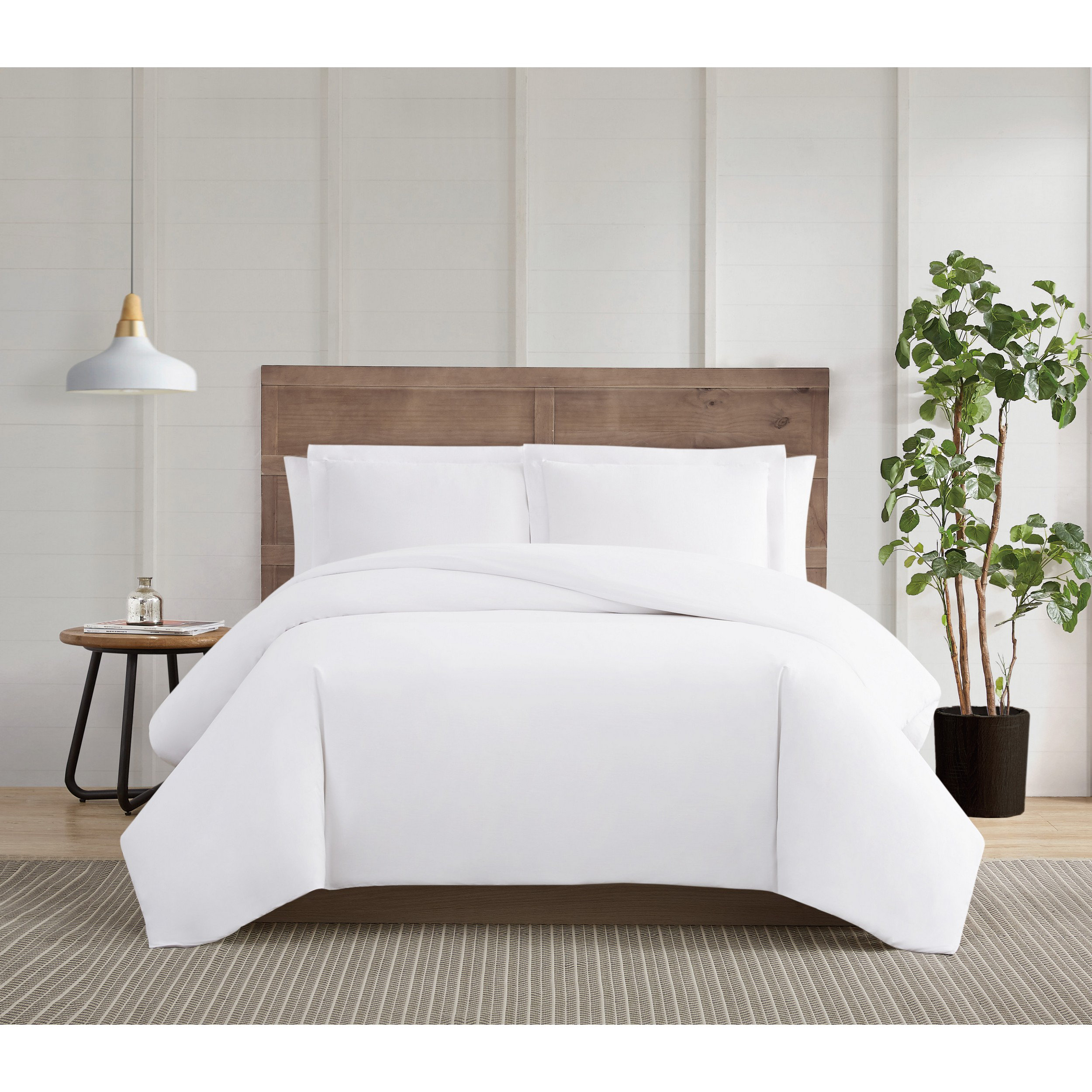 Truly Calm Silver Cool Duvet Cover Set & Reviews | Wayfair