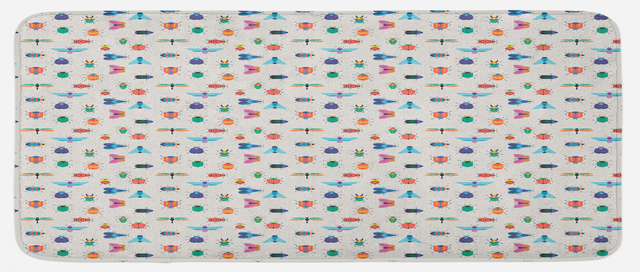 East Urban Home Ladybug Kitchen Mat | Wayfair