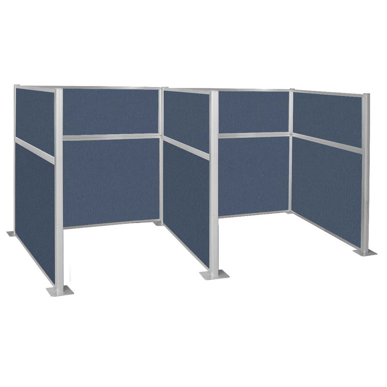 Versare Pre-Configured Hush Panel - W-Shaped Cubicle - Wayfair Canada