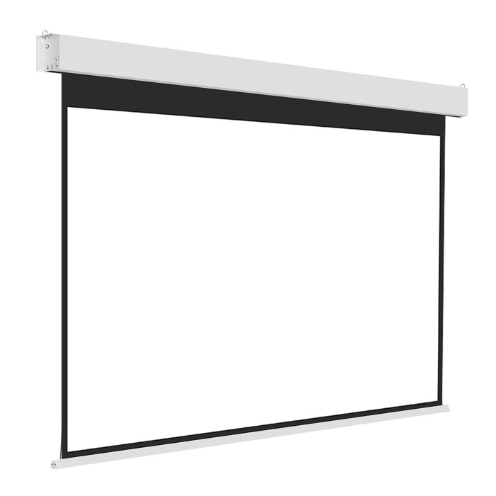 Elite Screens Yard Master White 61.3" x 109" Electric Wall/ Ceiling ...