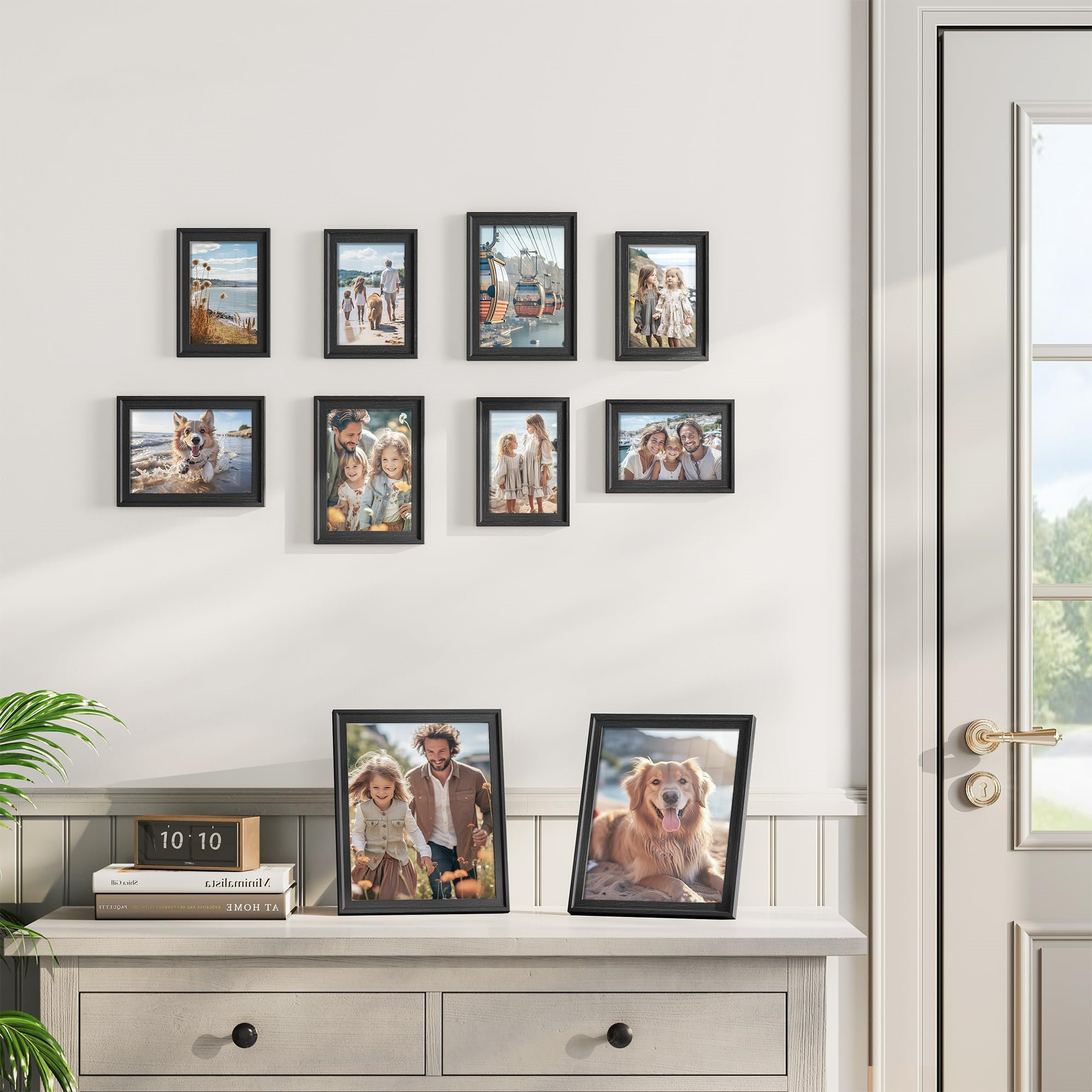 PEROTIX 10 Collage Frames (2x 8x10, 4x 5x7, 4x 4x6) | Wayfair
