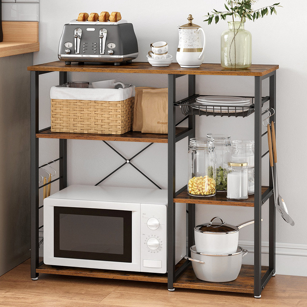 17 Stories Milburn Wood Kitchen Cart & Reviews - Wayfair Canada