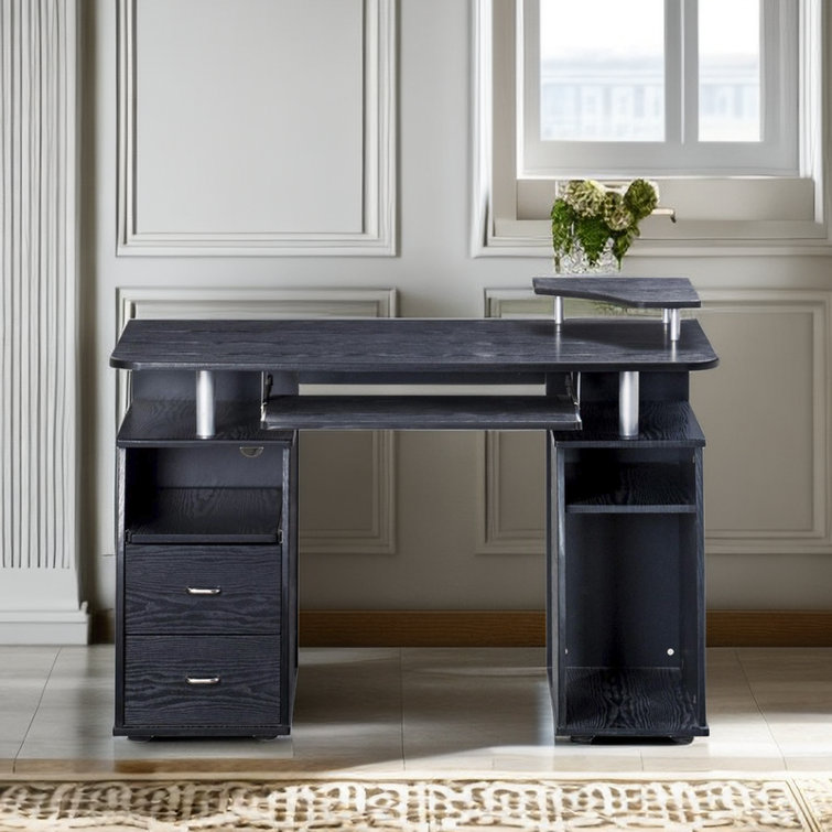 Latitude Run® 47.37'' W Desk Computer Workstation Desk with Storage for ...