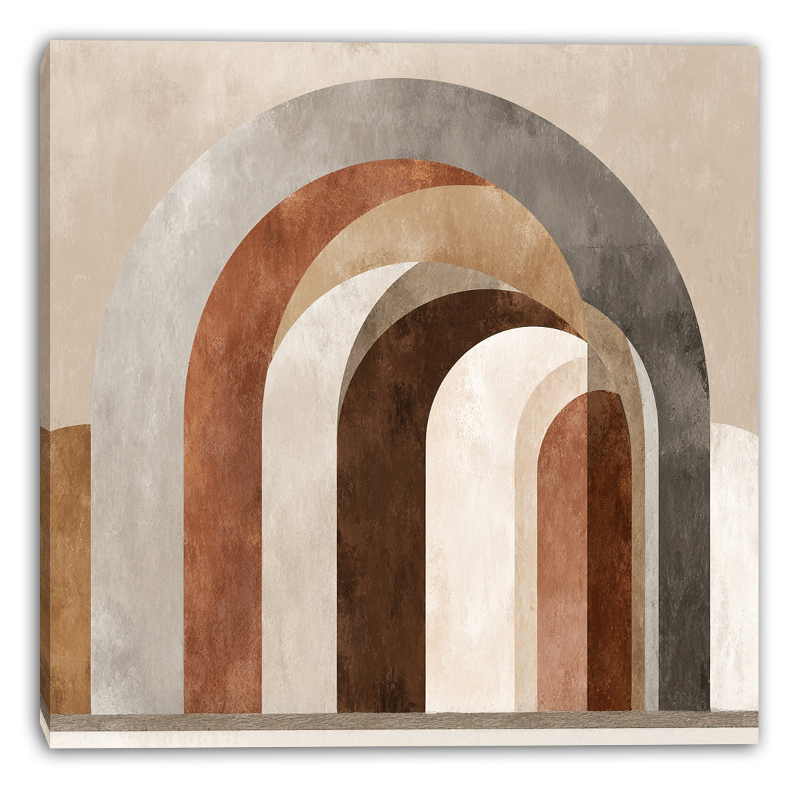 George Oliver Rustic Archway Depth Wrapped Canvas Wall Art | Wayfair