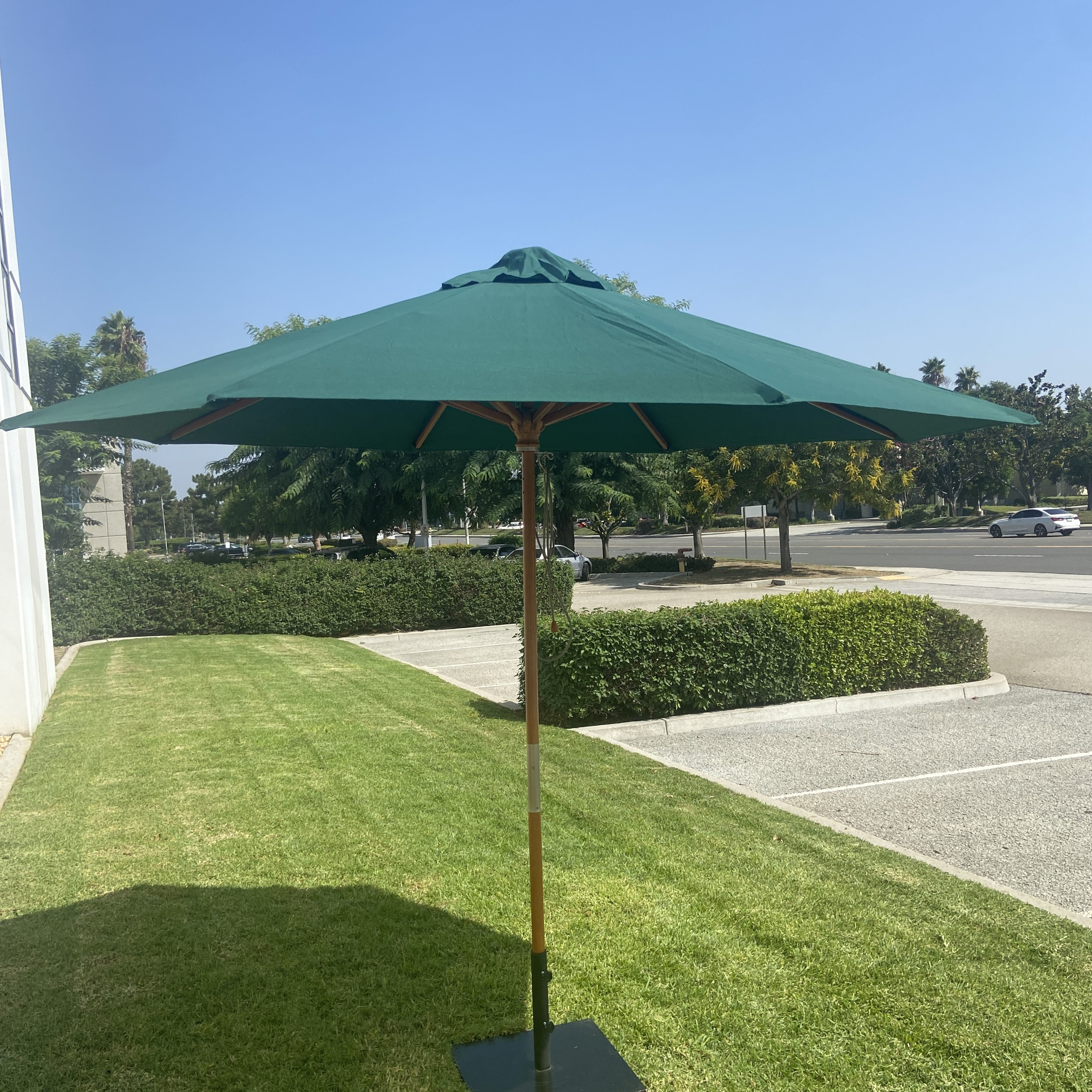 Arlmont & Co. Ricolson Replacement Canopy/Pole for 9ft X 8 Rib Umbrella ...