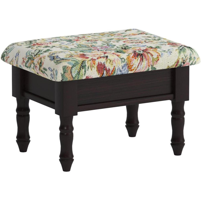 Charlton Home® Dirette Solid Wood Accent Stool | Wayfair