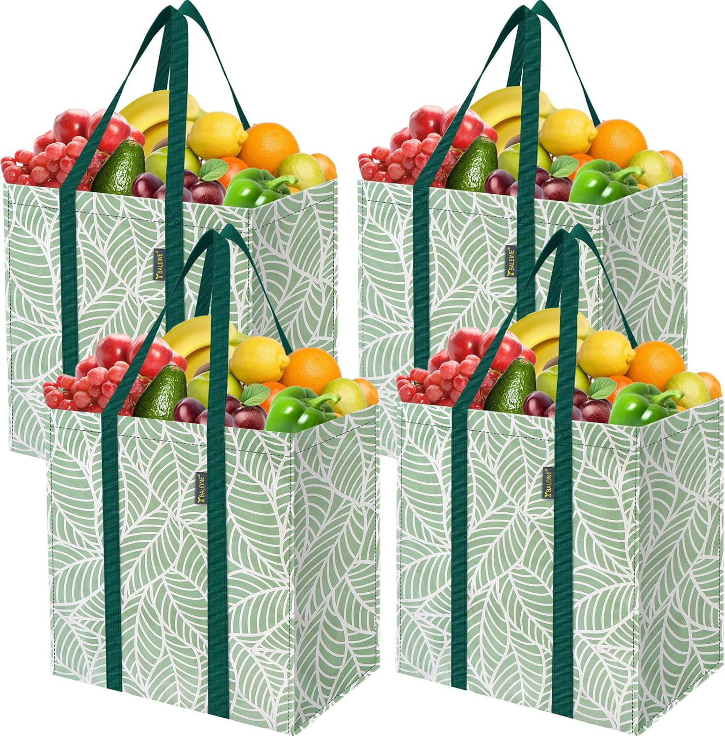 Latitude Run® 4 Packs Reusable Shopping Storage Bags | Wayfair
