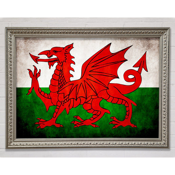 Happy Larry Welsh Dragon Framed Print | Wayfair.co.uk