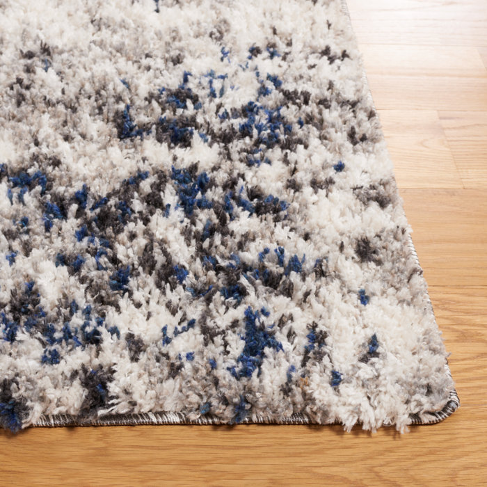 Trent Austin Design® Mertens Performance Ivory/Navy Rug | Wayfair