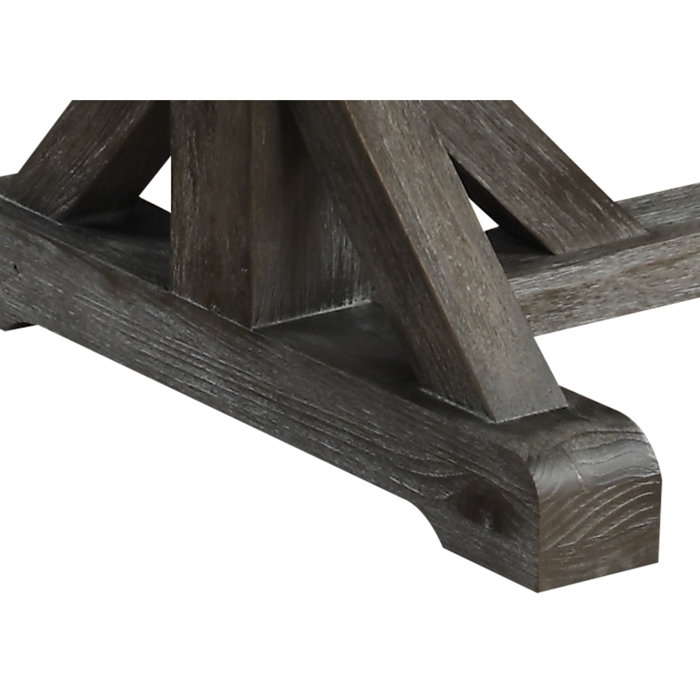 Three Posts™ Dumfries Extendable Solid Wood Dining Table & Reviews ...