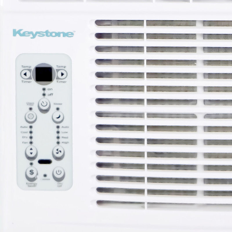 Keystone 8,000 BTU 115V Window/Wall Air Conditioner with 3,500 BTU ...