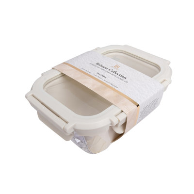 Lexi Home 23.5 Oz. Brixton Porcelain Ceramic Food Storage Container ...