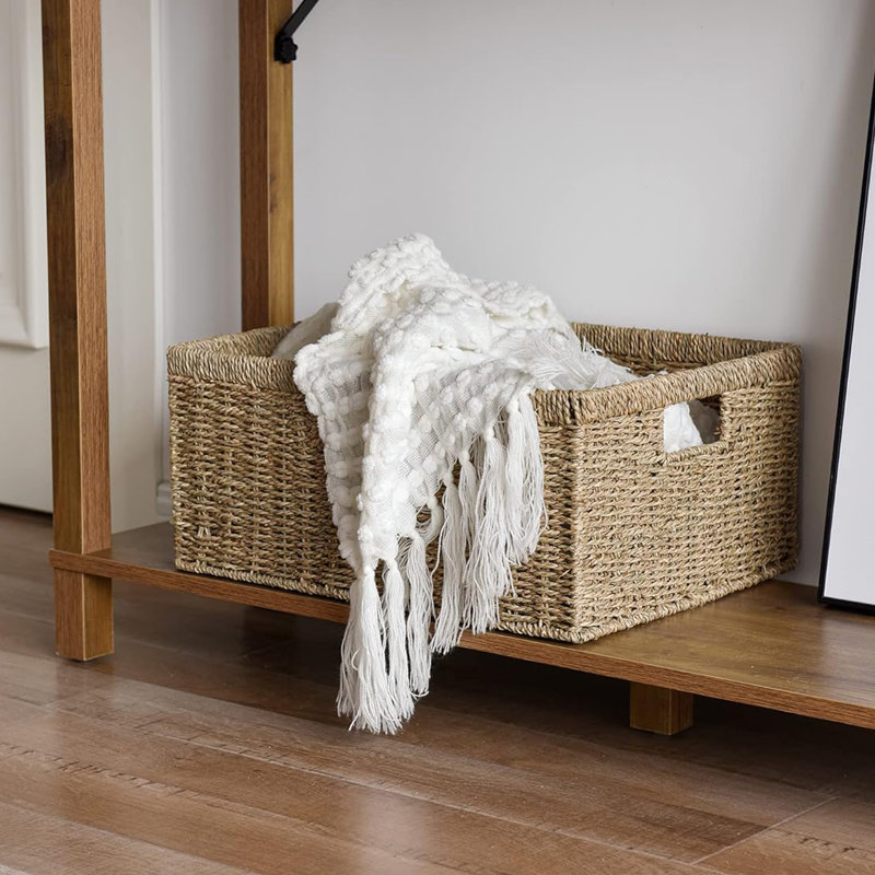Bayou Breeze Seagrass Storage Bin | Wayfair