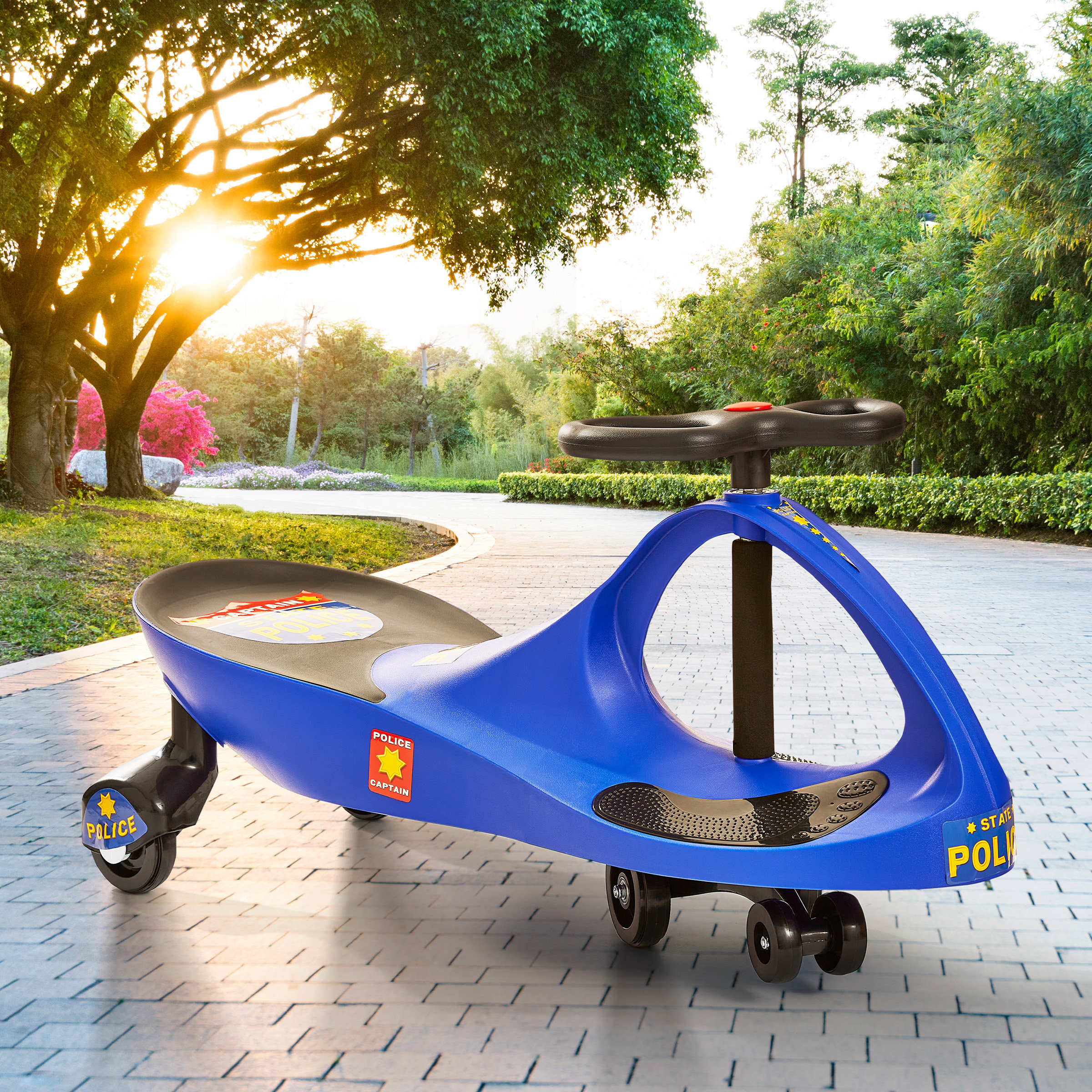 Lil' Rider Lil’ Rider Police Wiggle Car for Ages 3 and Up | Wayfair