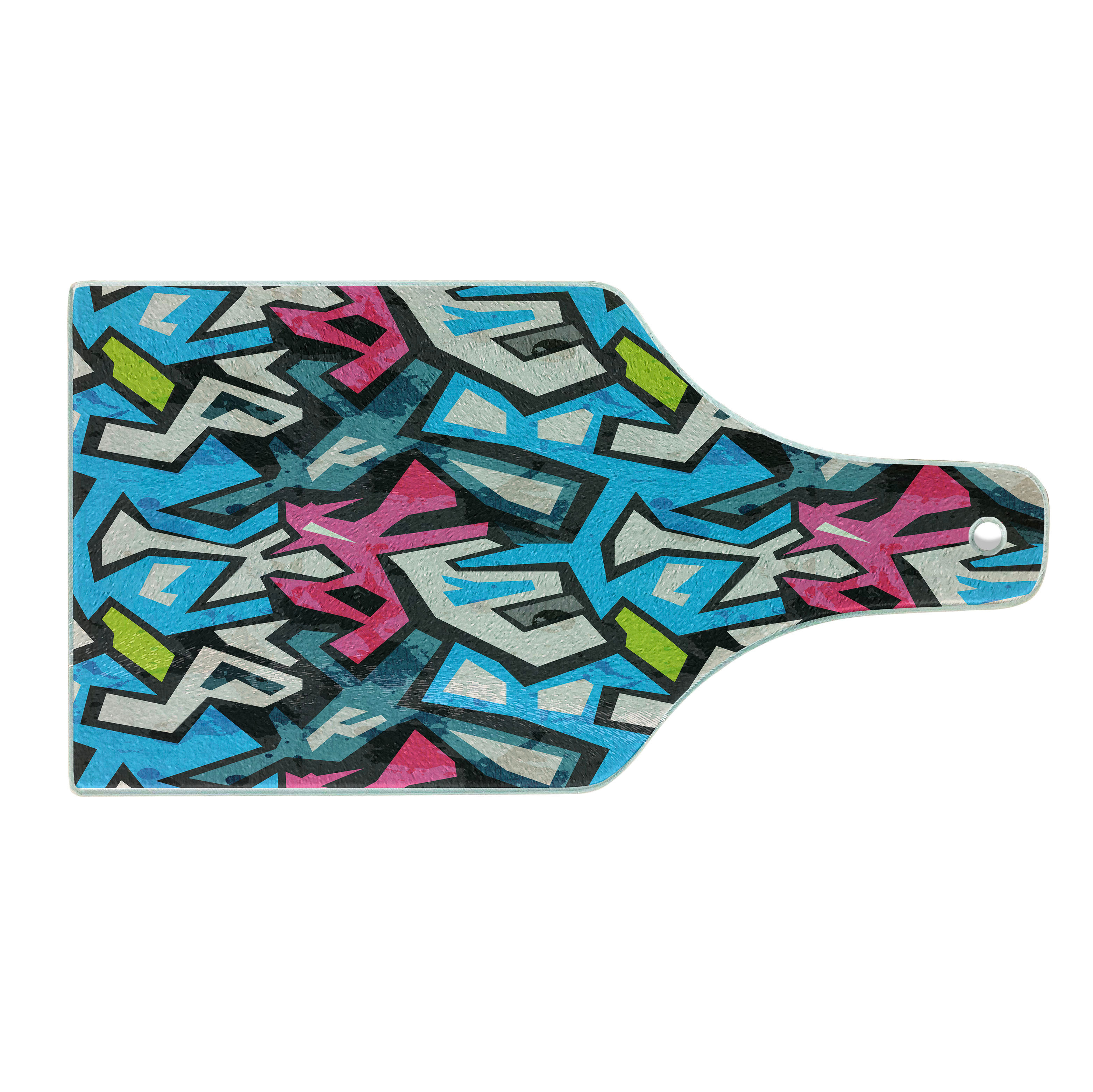 Ambesonne Grunge Tempered Glass Cutting Board Street Art Graffiti Funk ...