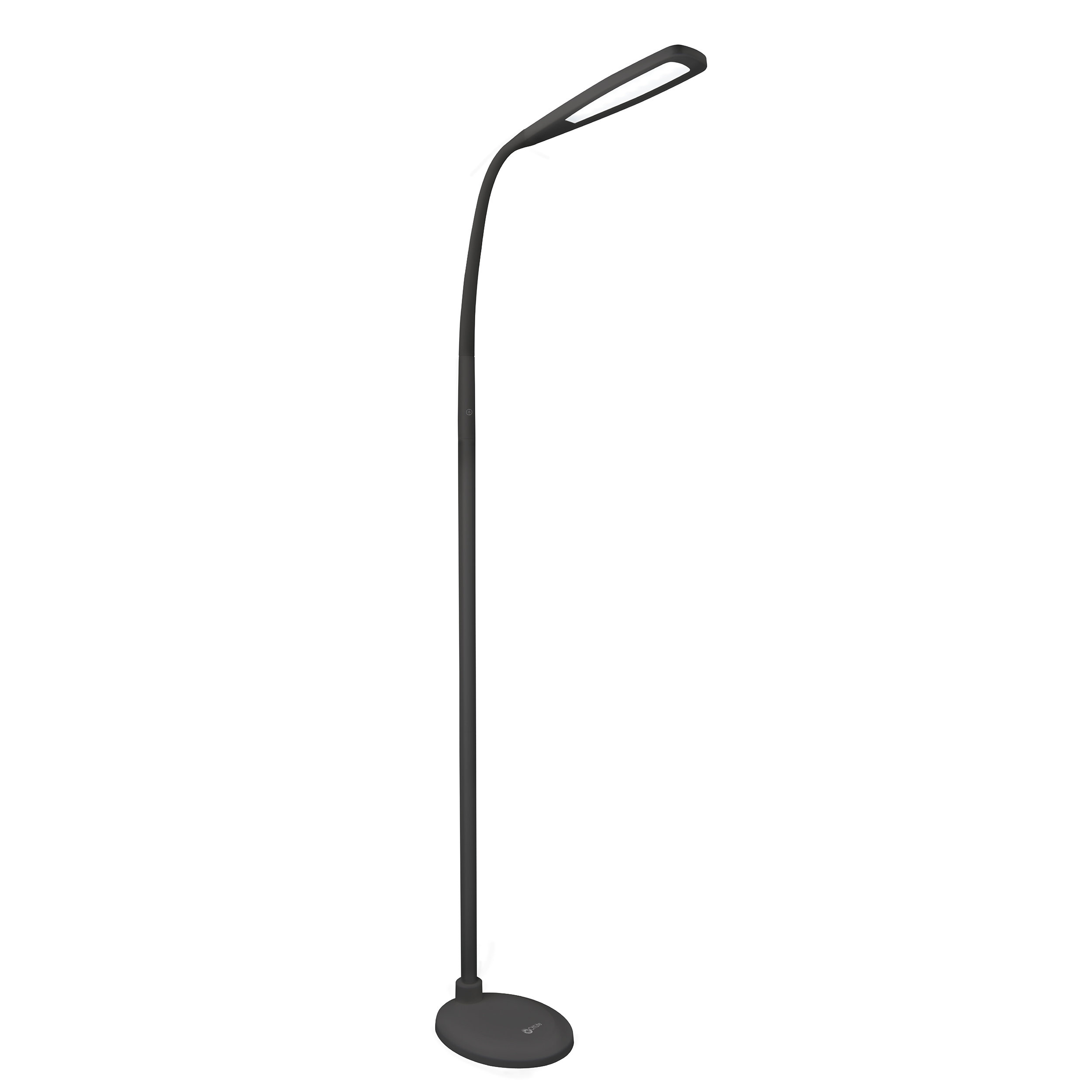OttLite LED Standing Floor Lamp with Adjustable Flex Neck - Dimmable ...