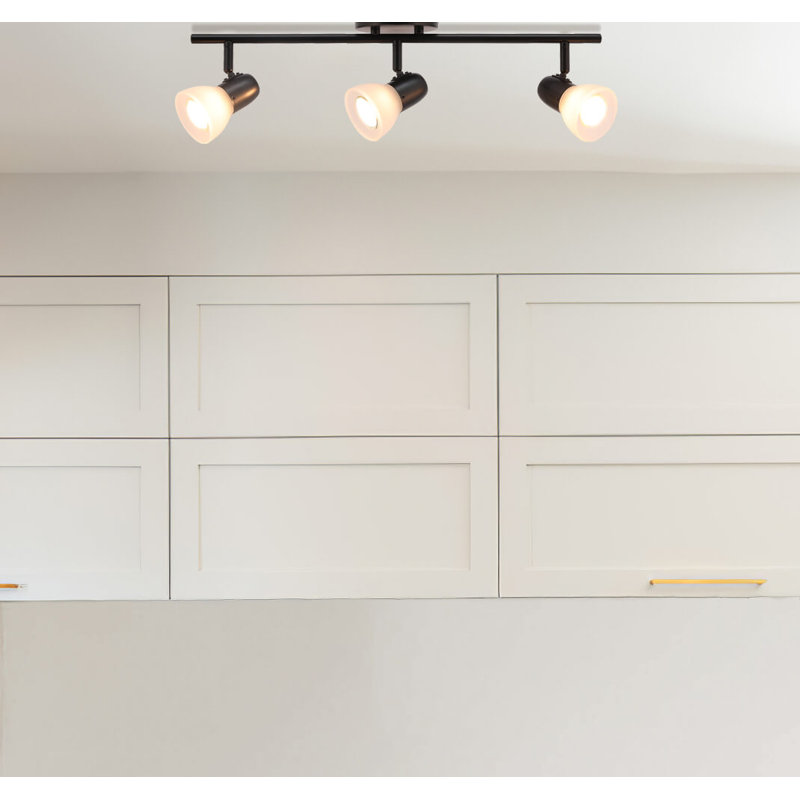 XiNBEi Lighting 22'' 3 -Light Fixed Track Lighting Track Kit with ...