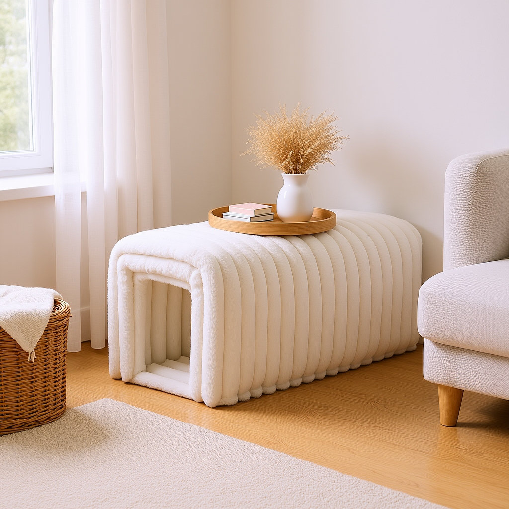 Tucker Murphy Pet™ Repose-pieds intérieur en velours Corduroy - Wayfair ...