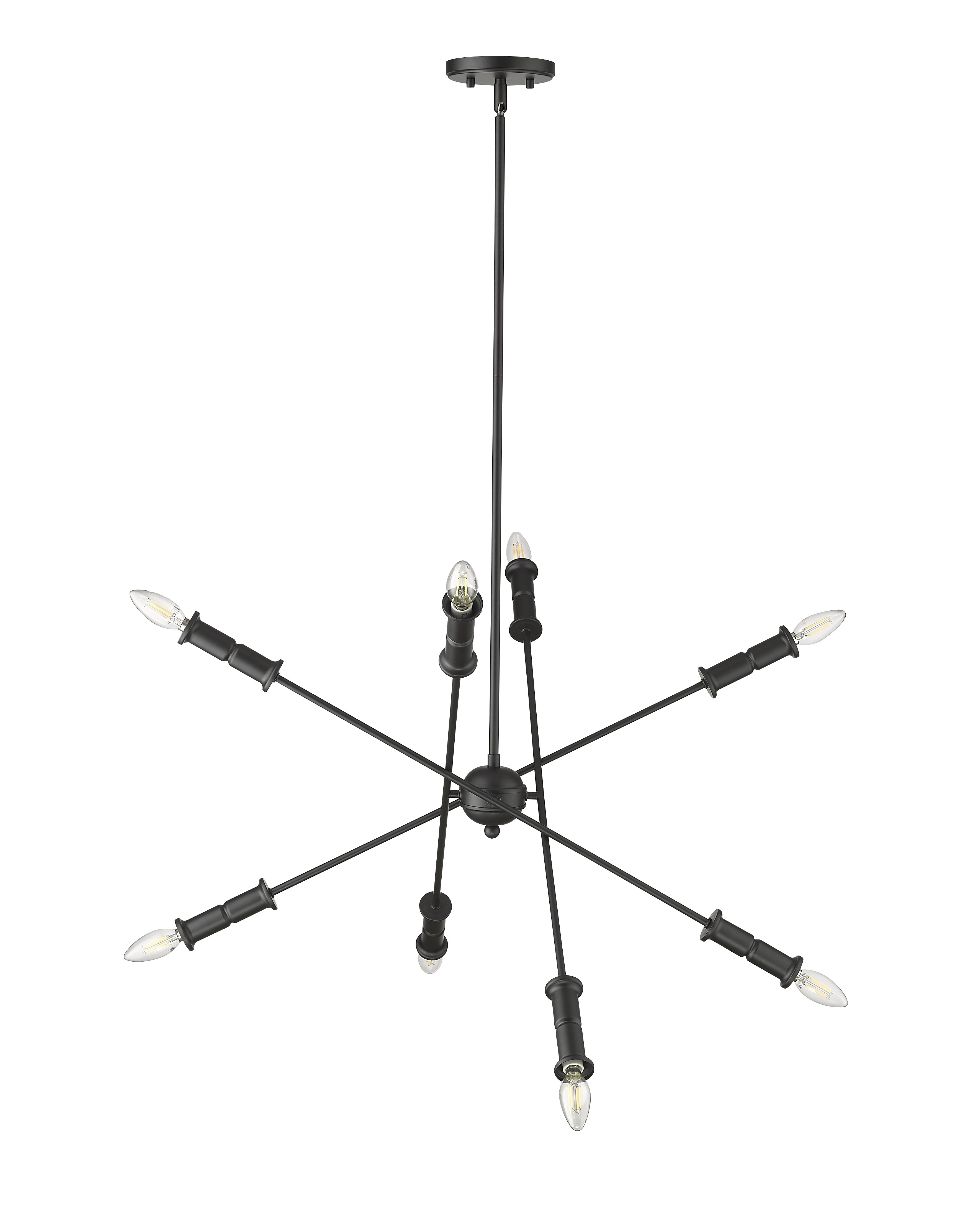 17 Stories Wanzie 8 - Light 33" Wide Chandelier | Wayfair