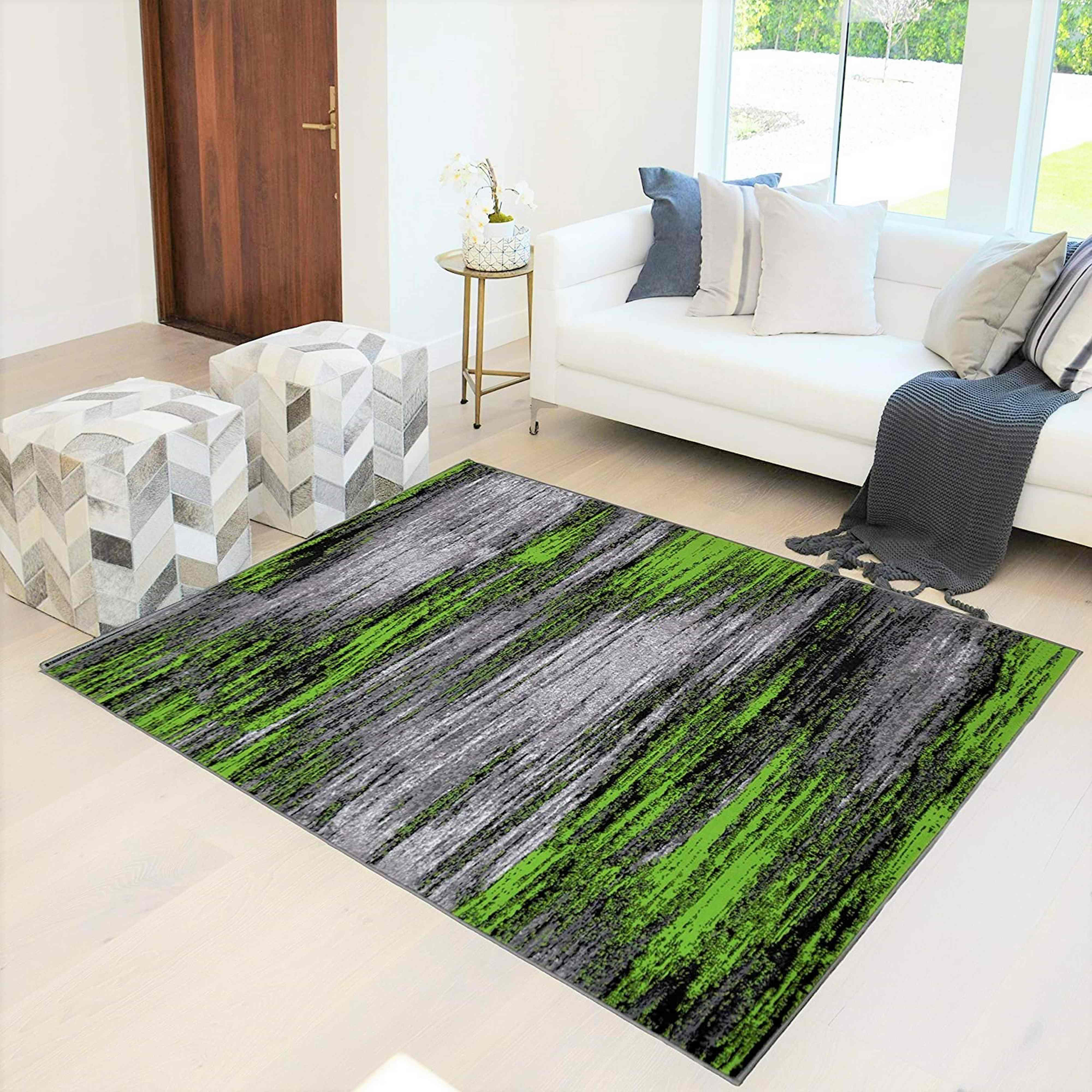 17 Stories Earlette Geometric Machine Woven Rectangle Area Rug ...