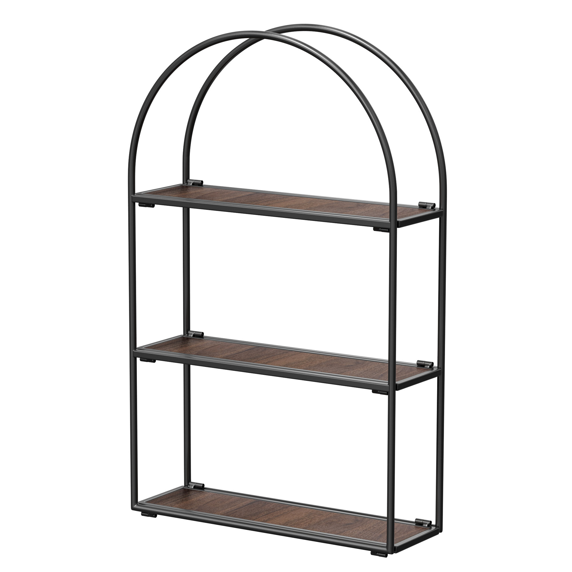 Gracie Oaks Portofino 3 Piece Arch Tiered Shelf | Wayfair