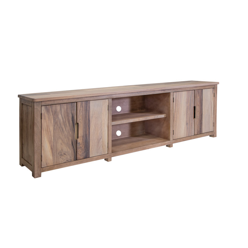 Millwood Pines Essa Solid Wood 93'' W Storage Credenza & Reviews | Wayfair