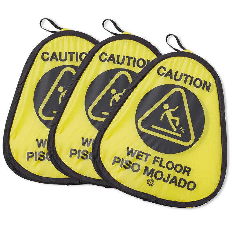 Dryser Pop-up Caution Wet Floor Signs | Wayfair
