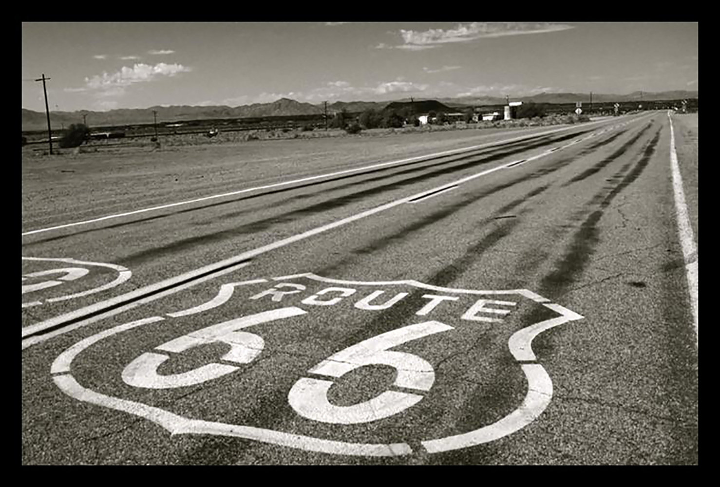 Williston Forge Route 66 Highway - Picture Frame Photograph Print on ...