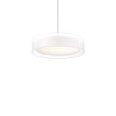 Modern Forms Metropolis 1 - Light Brushed Nickel LED Single Pendant ...