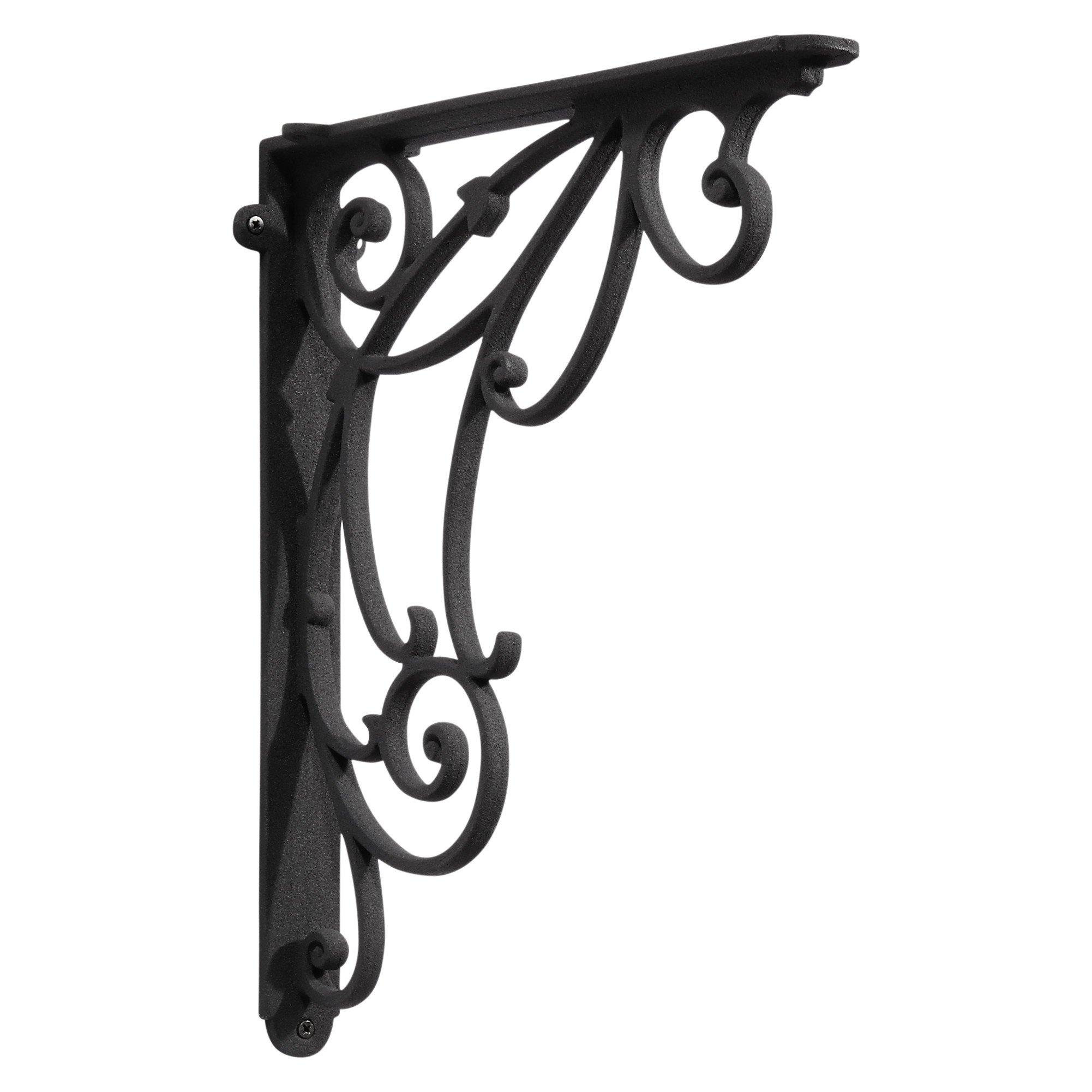 Signature Hardware Winding Scrollwork Brass Shelf Bracket | Wayfair