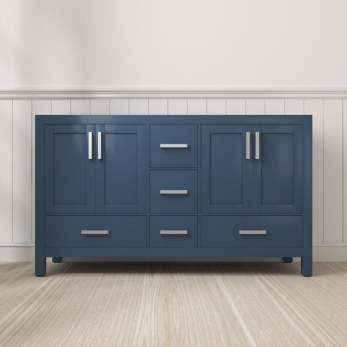 56" - 60" Double Vanity Bases You'll Love | Wayfair