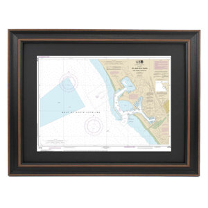 Longshore Tides Del Mar Boat Basin | Nautical Chart | Framed Print ...