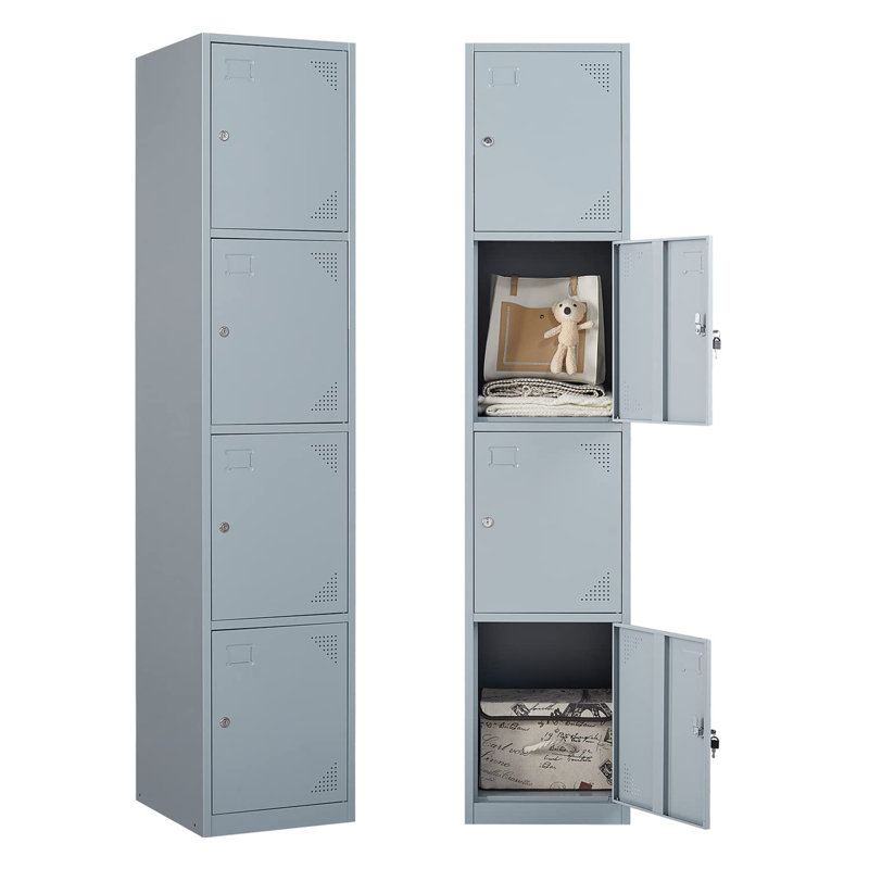 Williston Forge Jenkel Metal Single Storage Cabinet (71" H x 15" W x 17 ...