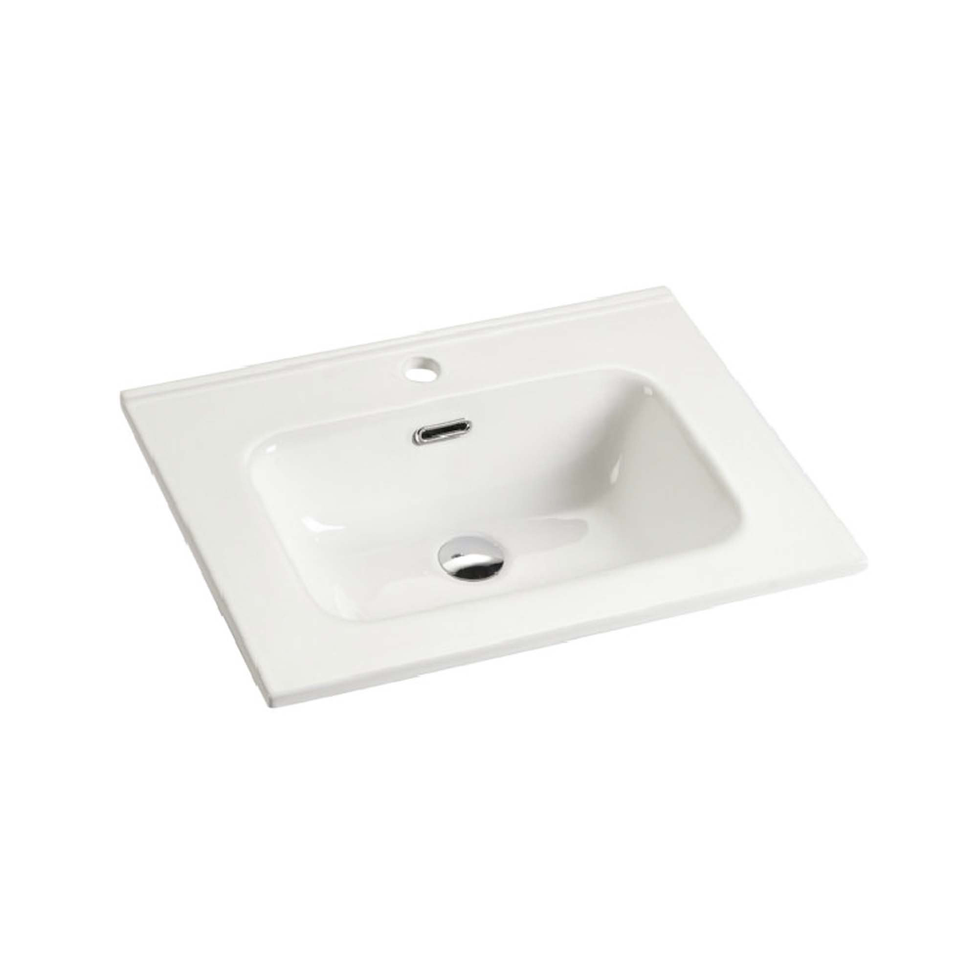 Impact Outdoor Integrated Ceramic Basin With 1 Predrilled Faucet Hole ...