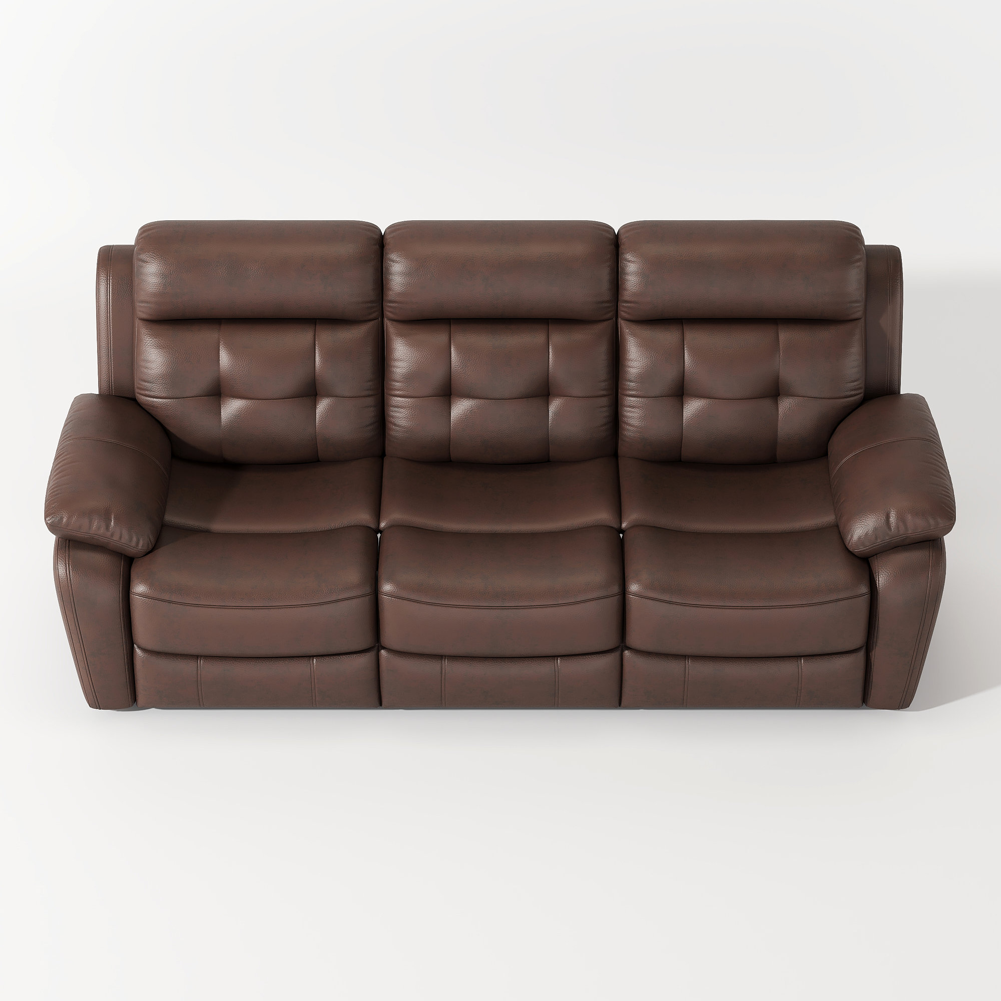 Hokku Designs Power Reclining Sofa with Drop down Table, Breathable ...