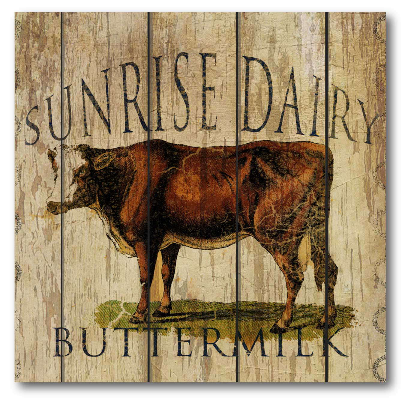 August Grove 'Sunrise Dairy Buttermilk' Graphic Art on Wrapped Canvas ...