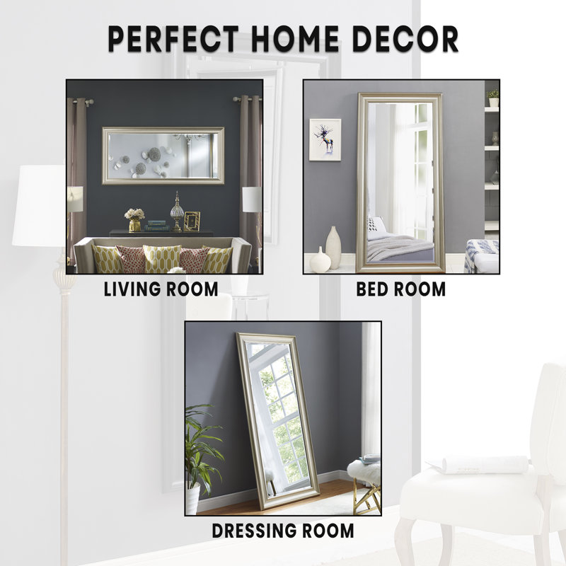 Red Barrel Studio® Duwaine Rectangle Faux Wood Mirror | Wayfair