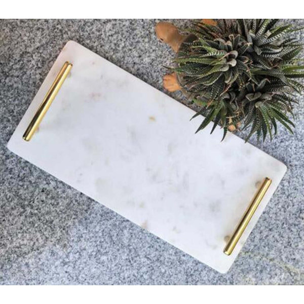 Artisanal Inc Marble Tray | Perigold