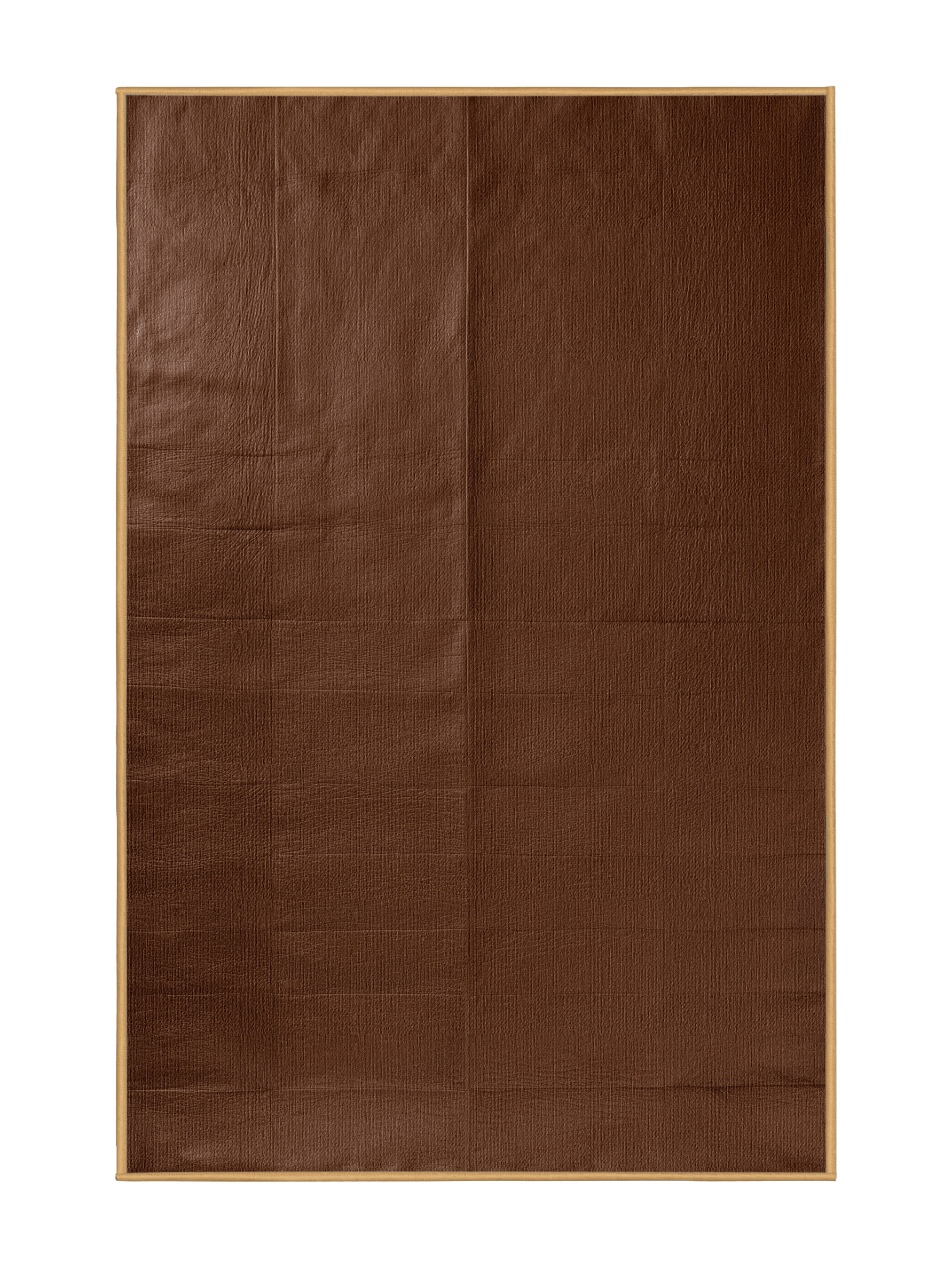 Hokku Designs Machine Washable Solid Brown Area Rug | Wayfair
